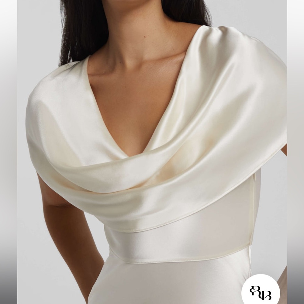 Rat & Boa Ivory Lilia Silk Dress Small - Gem